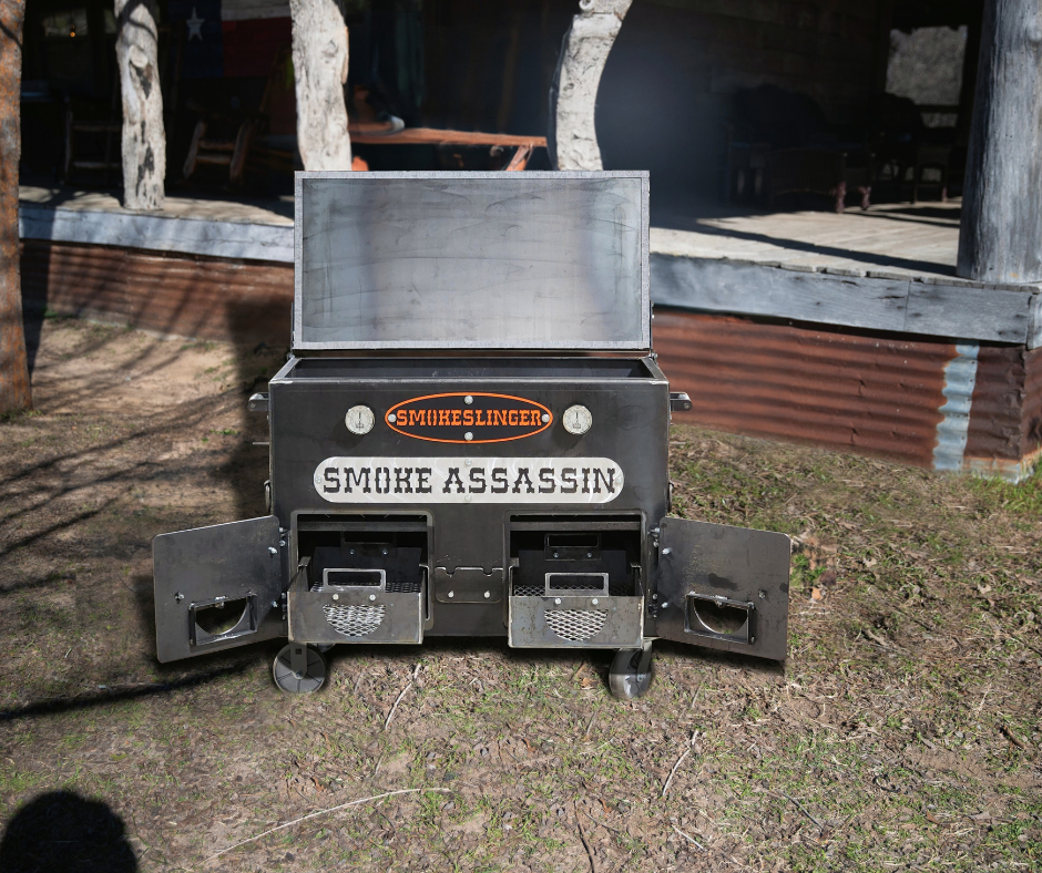 Full Size Smokeslinger - Texas Built Smoker Pit for Pitmasters ...